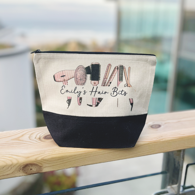 Split Hair Personalised Zipper Pouch – Pretty Perfect Gifts uk