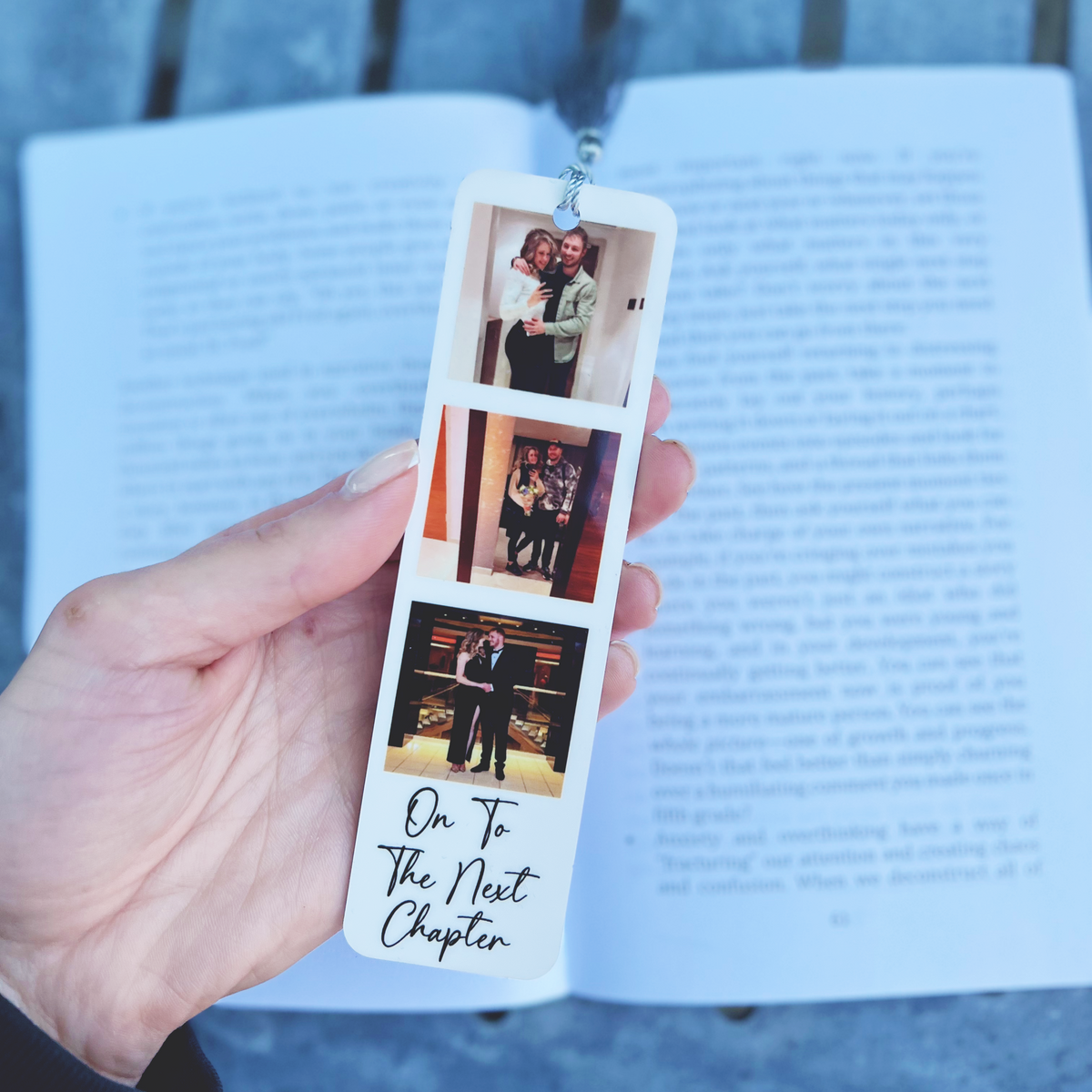 On To The Next Chapter Photo Custom Bookmark – Pretty Perfect Gifts uk